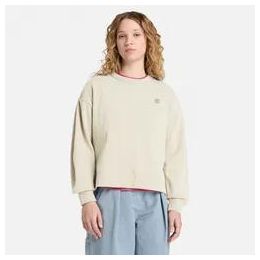 Sweatshirt Timberland "LUSH Lush Crew Sweatshirt", Damen, Gr. XL, putty, Obermaterial: 100% Baumwolle, Sweatshirts Sweatshirt, f&uuml;r Erwachsene, sportlicher Stil
