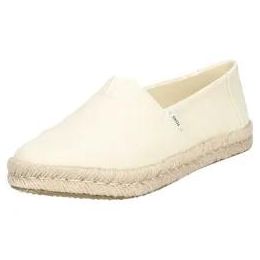 Toms Shoes Espadrille TOMS "TOMS Halbschuhe Textil", Damen, Gr. 38, beige (natural), Textil, Schuhe Espadrille