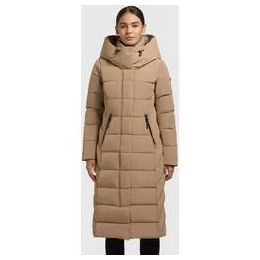 Steppmantel Khujo "TAMKE", Damen, Gr. XL (42), cookie beige, Steppware, Obermaterial: 100% Polyester. Futter: 100% Nylon. Wattierung: 100% Polyester, unifarben, elastischer Bund, M&auml;ntel Steppmantel
