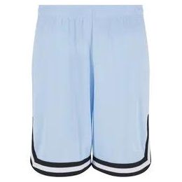 Shorts Karl Kani "Karl Kani Herren Karl Kani Small Signature Essential Mesh Shorts", Herren, Gr. M, US-Gr&ouml;&szlig;en, light blau, 100% Polyester, loose fit, Hosen Shorts