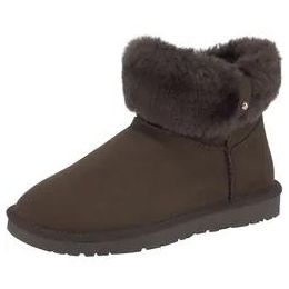 O`Neill Schlupfboots O'NEILL "JENNER WOMEN MID", Damen, Gr. 36, braun, Textil, Schuhe Schlupfboots, Winterboots, Snowboots, Winterschuhe, gef&uuml;ttert