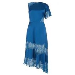 Lily & Lionel Midikleid LILY AND LIONEL "Selma Lace Insert Maxi Dress Damen", Damen, Gr. 44, Normalgr&ouml;&szlig;en, blau, 100% Polyester, Kleider Midikleid