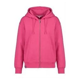 alife and kickin Sweatjacke ALIFE & KICKIN "Damen LivAK P Sweatjacke, Jacke", Damen, Gr. XL, hot pink, 60% Baumwolle, 40% Polyester, Sweatjacken Sweatjacke