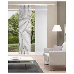 Schiebegardine Vision S "BELEZE", taupe, B:60cm H:260cm, Polyester, Polyester, Gardinen, digital bedruckt