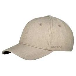 Baseball Cap Lerros "Lerros-Basecap aus Baumwolle und Leinen", Herren, Gr. Normalgr&ouml;&szlig;en, dune beige, Baumwolle, Leinen, Caps