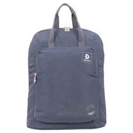 Cityrucksack DISCOVERY "Commuter", Gr. B/H/T: 39cm, grau, blau, Rucks&auml;cke Cityrucksack, mit 15-Zoll-Laptopfach