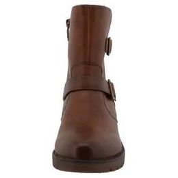 Stiefel Tom Tailor "Tom Tailor Tall Boots", Damen, Gr. 41, braun, Polyurethan, unifarben, Schuhe Stiefel