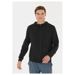 Sweatshirt Virtus "Brent V2", Herren, Gr. S, schwarz, 70% Viskose, 24% Polyester, 6% Elasthan, unifarben, normal, ohne Ausschnitt, Sweatshirts Sweatshirt, Komfort
