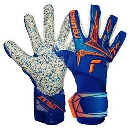 Torwarthandschuhe Reusch "Attrakt Freegel Fusion Goaliator", Damen, Gr. 11, blau, 45% Latex, 25% Polyester, 4% Polyamid, 3% Polyurethan, Handschuhe, mit Profi-Haftschaum f&uuml;r tollen Grip