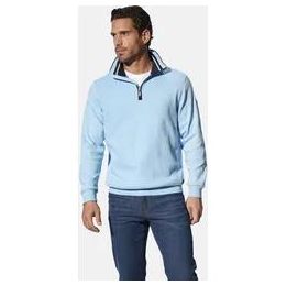 Sweatshirt Babista "Sweatshirt MODORO", Herren, Gr. 5XL, blau (hellblau), Obermaterial: 80% Baumwolle CO. 20% Polyester COOLMAX PES(Coolmax)., Sweatshirts Sweatshirt