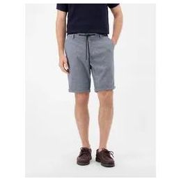 Shorts Lerros "Bequeme Shorts mit Kordelzug", Herren, Gr. 32, blau night, 71% Polyester, 26% Viskose, 3% Elasthan, Hosen Shorts