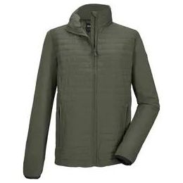 Funktionsjacke "GS 103 MN JCKT", Herren, Gr. 4XL, olivgr&uuml;n, Obermaterial: 100% Polyester;Obermaterial 2: 68% Viskose, 25% Polyester, 7% Elasthan;Futter: 100% Polyester;F&uuml;llung: 100% Polyester, G.I.G.A. DX BY KILLTEC, Jacken Funktionsjacke, Hybridjacke, wind- und wasserabweisend, pflanzenbasiert impr&auml;gniert