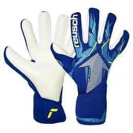 Torwarthandschuhe Reusch "Fastgrip Advance", Damen, Gr. 10, blau, wei&szlig;, 51% Polyester, 45% Latex, 4% Polyamid, Handschuhe, mit starkem Grip