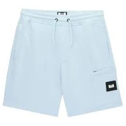Shorts Weekend Offender "HAWKINS ZIP POCKET SHORT Herren", Herren, Gr. M, sky, Softshell, 100% Baumwolle, normal, Hosen Shorts, Shorts Herren, leichte Sommerhose, kurze Hose, Freizeitshorts, Sale