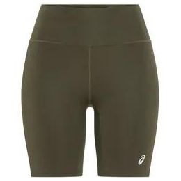 Laufshorts asics "CORE SPRINTER", Damen, Gr. XS, N-Gr, schwarz olive, Obermaterial: 79% Polyester, 21% Elasthan, Hosen, sportlicher Stil, f&uuml;r Laufaktivit&auml;ten