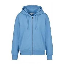 alife and kickin Sweatjacke ALIFE & KICKIN "Damen LivAK A Sweatjacke, Jacke", Damen, Gr. XS, azure, 60% Baumwolle, 40% Polyester, Sweatjacken Sweatjacke