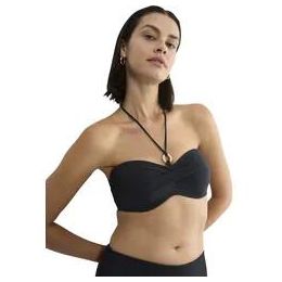 Balconette-Bikini-Top Triumph "Summer Twist DP", Damen, Gr. 42, Cup B, schwarz, Microfaser, Obermaterial: 77% Polyamid, 23% Elasthan, Bikini-Oberteile, Eleganz und Komfort