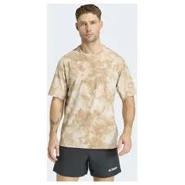Funktionsshirt Adidas TERREX "MULTI SPRAY DYE", Herren, Gr. 3XL, wonder alumina, cardboard, Obermaterial: 100% Polyester, normal, Rundhals, Shirts Funktionsshirt