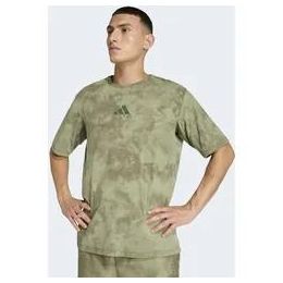 Funktionsshirt Adidas TERREX "MULTI SPRAY DYE", Herren, Gr. 3XL, tent gr&uuml;n, olive strata, Obermaterial: 100% Polyester, normal, Rundhals, Shirts Funktionsshirt