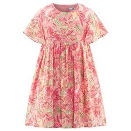 Sommerkleid happy girls "M&auml;dchenkleid", M&auml;dchen, Gr. 140, EURO-Gr&ouml;&szlig;en, pink, Stoff, 100% Baumwolle, normal, Kleider Sommerkleid