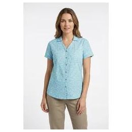 Funktionsbluse Killtec "KOS 86 WMN WVN SHRT", Damen, Gr. 50, hell ocean, Obermaterial: 92% Polyester, 8% Elasthan, Blusen, f&uuml;r Wandern und sportliche Aktivit&auml;ten, aus Polyester und Elasthan