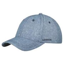 Baseball Cap Lerros "Lerros-Basecap aus Baumwolle und Leinen", Herren, Gr. Normalgr&ouml;&szlig;en, classic navy, Baumwolle, Leinen, Caps