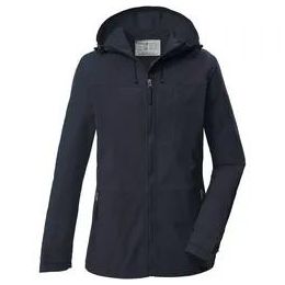 Funktionsjacke "GS 17 WMN JCKT", Damen, Gr. 48, navy, Obermaterial: 100% Polyester;Futter: 80% Polyester, 20% Baumwolle, G.I.G.A. DX BY KILLTEC, Jacken Funktionsjacke, Leichte, schnelltrocknende Damenjacke mit verstellbarer Kapuze