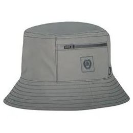 Fischerhut Lerros "Bucket Hat mit Rei&szlig;verschlusstasche", Herren, Gr. Normalgr&ouml;&szlig;en, storm grau, 100% Baumwolle, H&uuml;te