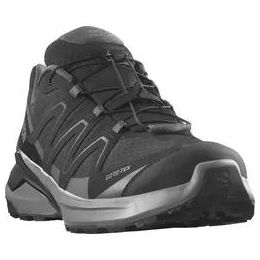 Trailrunningschuh Salomon "EXAMOTION GORE-TEX", Damen, Gr. 44, schwarz, pewter, asphalt, Synthetik, Textil, Schuhe, wasserdicht