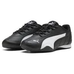 Sneaker Puma "Puma Catch Sneakers Kinder", Damen, Gr. 35, schwarz, wei&szlig;, Obermaterial: Textil, Synthetik. Futter: Textil. Innensohle: Textil. Laufsohle: Gummi, Schuhe Sneaker