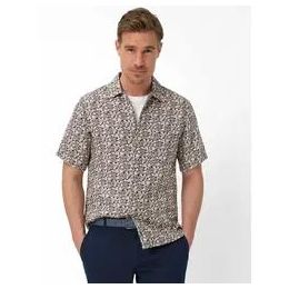 Leinenhemd Brax "Style LUKE", Herren, Gr. L, Normalgr&ouml;&szlig;en, braun, Web, 100% Leinen, Hemden