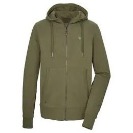Sweatjacke "GS 55 MN SWT JCKT", Damen, Gr. L, olivgr&uuml;n, Obermaterial: 100% Baumwolle;Obermaterial 2: 95% Baumwolle, 5% Elasthan;Futter: 100% Baumwolle, G.I.G.A. DX BY KILLTEC, Sweatjacken Sweatjacke, Sweatjacke aus 100% Baumwolle, weich, strapazierf&auml;hig.