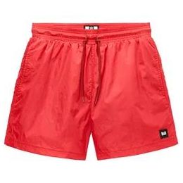 Badeshorts Weekend Offender "STACKS SWIM SHORT Herren", Herren, Gr. M, watermelon, 100% Nylon, Badehosen Badeshorts, Shorts Herren, leichte Sommerhose, kurze Hose, Badeshorts, Sale