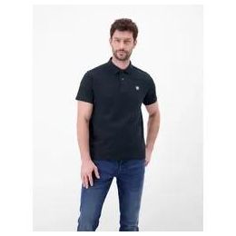 Poloshirt Lerros, Herren, Gr. M, vivid rot, Single Jersey, Obermaterial: 100% Baumwolle, unifarben, normal h&uuml;ftbedeckend, Rundhals, Shirts, Kurzarm mit Logo-Badge