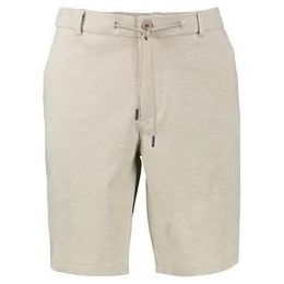 Shorts Lerros "Bequeme Shorts mit Kordelzug in grossen Gr&ouml;&szlig;en", Herren, Gr. 46, medium kitt, 71% Polyester, 26% Viskose, 3% Elasthan, Hosen Shorts