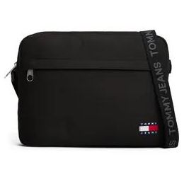 Tommy Hilfiger Umh&auml;ngetasche TOMMY JEANS "TJM ESS DAILY COMPUTER BAG", Damen, Gr. B/H/T: 33cm x 24cm x 6cm, schwarz, Textil, Taschen Umh&auml;ngetasche, Men Schultertasche, Businesstasche, Logoschriftzug am Umh&auml;ngeriemen