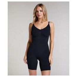 Hunkem&ouml;ller Body HUNKEM&Ouml;LLER "Nahtloser korrigierender Thigh Slimmer", Damen, Gr. L, schwarz, 88% Polyamid, 12% Elasthan, Bodys Body