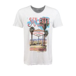 Key Largo T-Shirt 'KLSin City' Herren Gr&ouml;&szlig;e XXXL hellblau / dunkelgr&uuml;n / pink / wei&szlig;