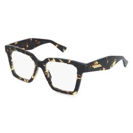Bottega Veneta BV1458O Brille Damen | Fassung: Vollrand, Eckig, Havanna