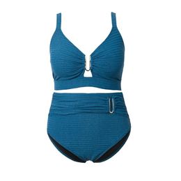 Ulla Popken Bikini female Blue size 46-48