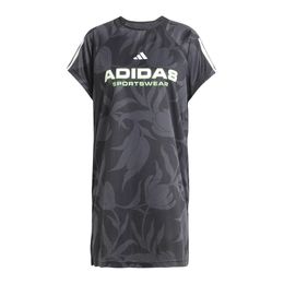 adidas Sportswear Sportkleid 'Tiro' Damen Gr&ouml;&szlig;e M/L basaltgrau / dunkelgrau / grasgr&uuml;n / wei&szlig;