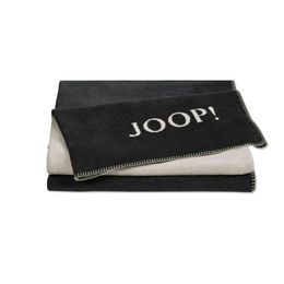 JOOP! Wohndecke Uni Doubleface grau Baumwollmischgewebe Ma&szlig;e (cm): B: 150 H: 1 &raquo; M&ouml;bel Kraft