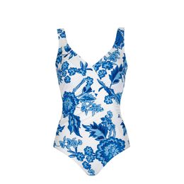 Sunflair Badeanzug Damen Gr&ouml;&szlig;e XXXL blau / marine / hellblau / wei&szlig;