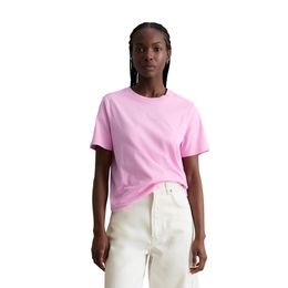 Marc O'Polo T-Shirt MARC O'POLO DENIM, Damen, Gr. XS, pale bubblegum, Jersey, Obermaterial: 100% Baumwolle, regular fit normal, Rundhals, Shirts T-Shirt, regular fit aus Organic Cotton