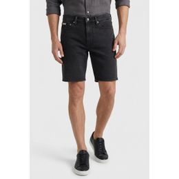 Shorts Calvin Klein Jeans "SLIM ESSENTIAL BLACK SHORT", Herren, Gr. 30, N-Gr, ck essential schwarz, Denim/Jeans, Obermaterial: 74% Baumwolle, 24% Polyester, 1% Elasthan, 1% sonstige Fasern, unifarben, klassisch normal, Hosen Shorts, Slim fit mit praktischen Taschen