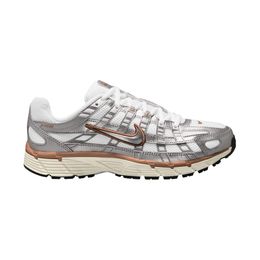 Sneaker Nike Sportswear "Nike P-6000", Damen, Gr. 37,5, wei&szlig;, metallic silber, lt british tan, Textil, Schuhe Sneaker