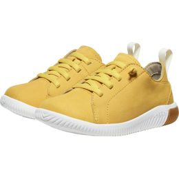 Barfu&szlig;schuh Keen "KNX LACE", M&auml;dchen, Gr. 29, wei&szlig; (daffodil, star wei&szlig;), Leder, Schuhe Barfu&szlig;schuh