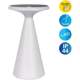 N&auml;ve N&Auml;VE LED Tischleuchte "Palu", wei&szlig;, 1, &Oslash; 11,5cm H: 20cm, 1 Stk., Leuchten, Solar-/Akkubetrieb, Touch, Dimmbar, Memory, USB-C-Ladekabel, warmwei&szlig;, LED Tischleuchte