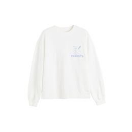 Chinti & Parker Sweatshirt 'Peanuts Athletics' Damen Gr&ouml;&szlig;e S creme / flieder