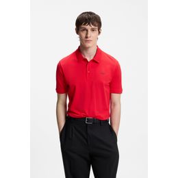 Poloshirt Hugo "Donos", Herren, Gr. M, open pink693, Piqu&eacute;, Obermaterial: 100% Baumwolle, unifarben, regular fit normal, Rundhals, B&uuml;ndchen, Shirts Poloshirt, Regular Fit, Baumwoll-Piqu&eacute;
